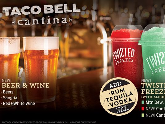 Taco Bell venderá cerveza, vino y alcohol en sus nuevas “cantinas” - El ...