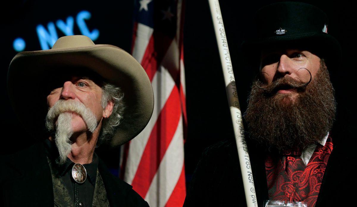 El campeonato nacional de bigotes reúne a cientos de hombres en ...