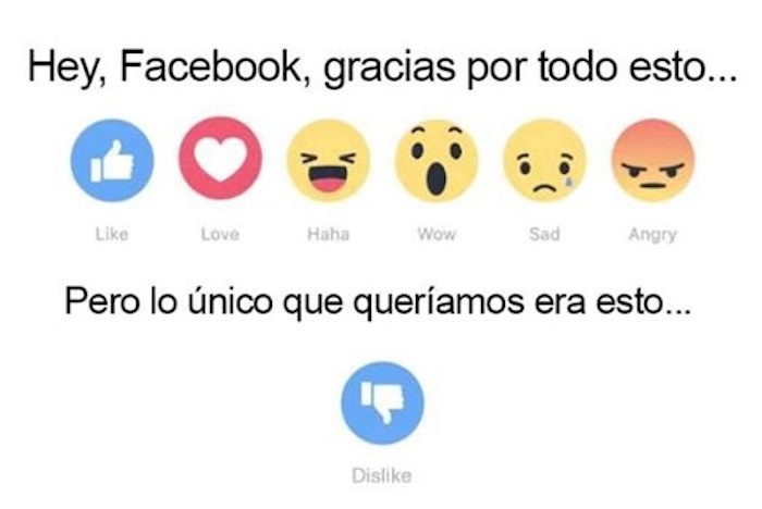 Con memes, usuarios de Facebook proponen sus “Reactions” - El Diario NY