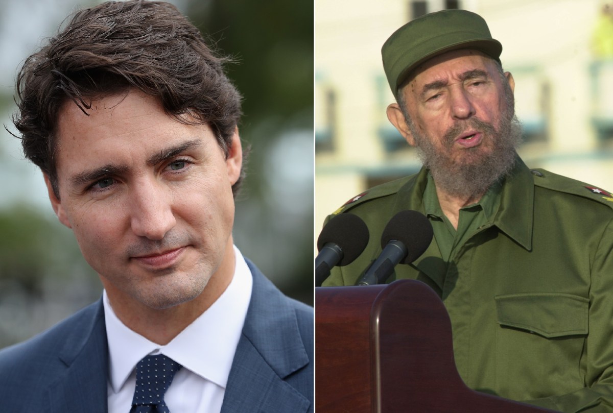 Justin Trudeau desata furia por alabar a Fidel Castro - El Diario NY