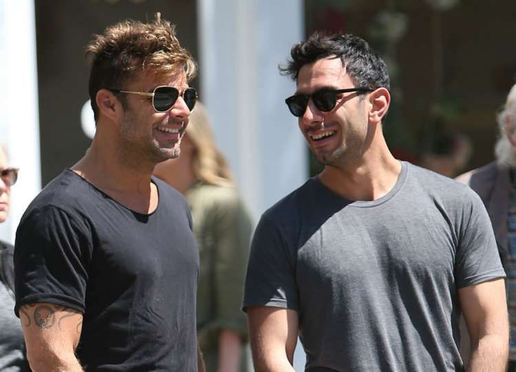 Las sexy foto de Ricky Martin y su novio en la playa - El Diario NY