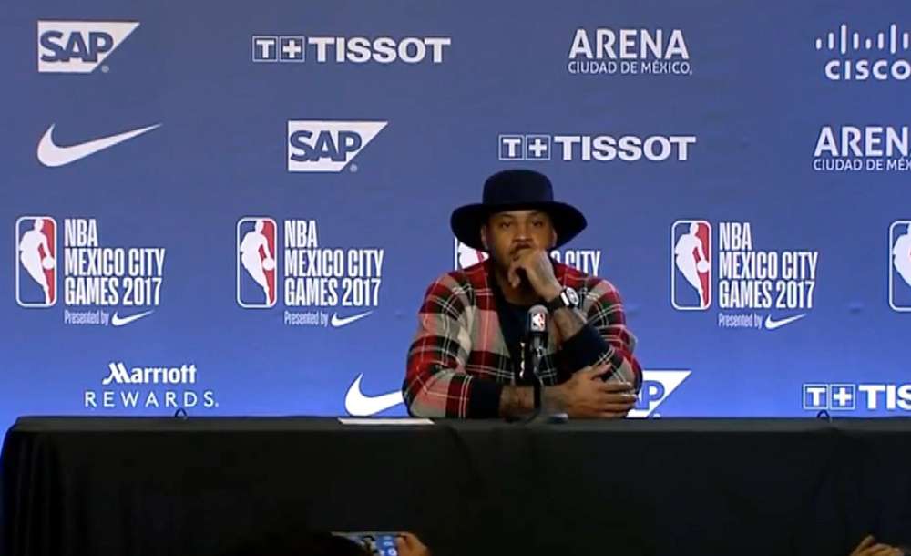 Carmelo Anthony augura éxito rotundo de la NBA en México - El Diario NY