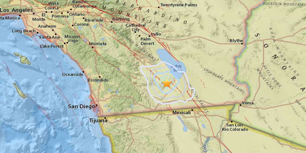 Serie de sismos remece el área de San Diego en California - El Diario NY