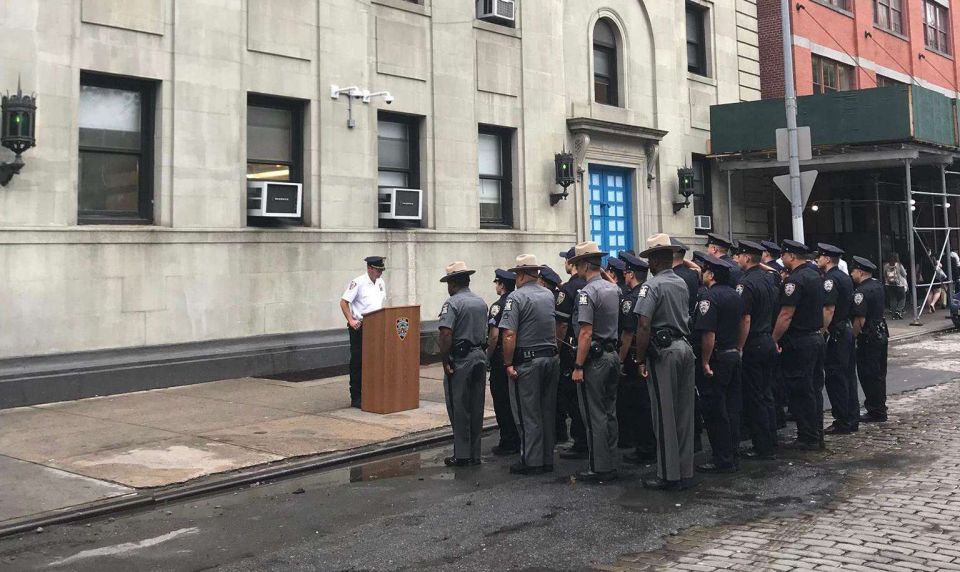 NYPD rinde homenaje a sus oficiales caídos durante el 9/11 - El Diario NY
