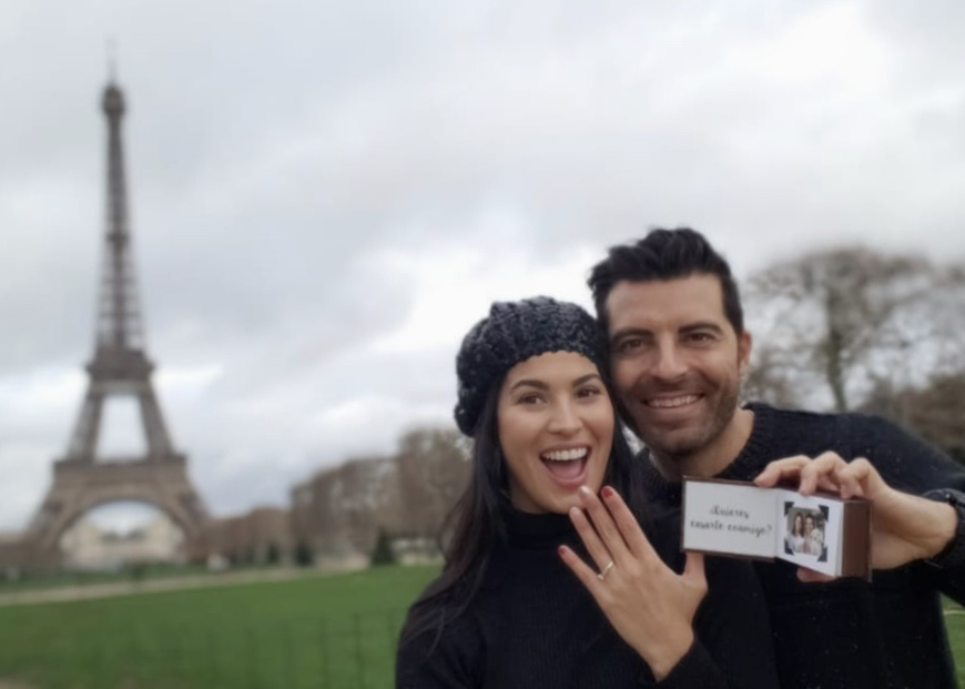 Antonio Santana y la romántica entrega de anillo a Essined Aponte - El ...