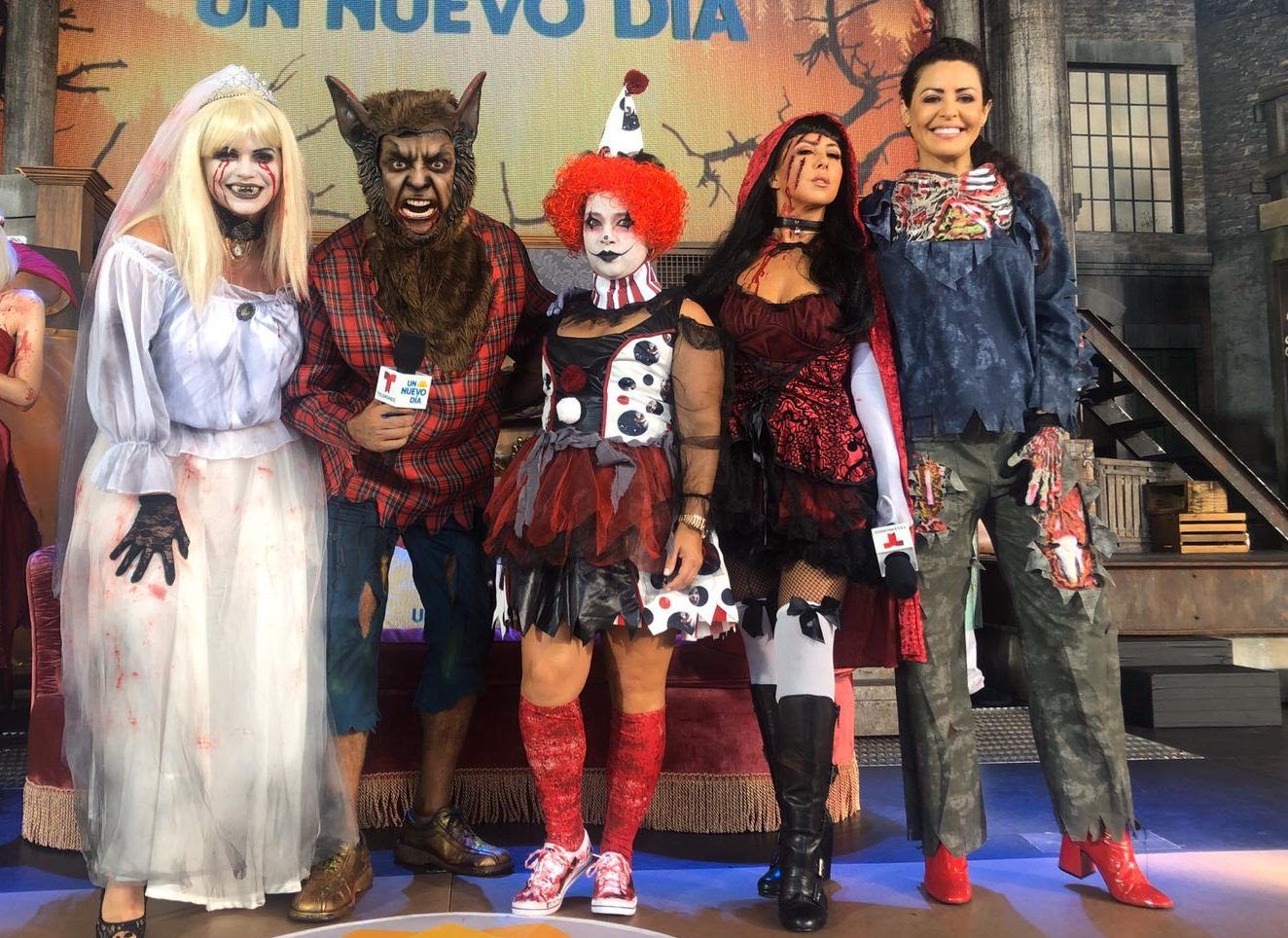 Conductores de Un Nuevo Día se convirtieron en los monstruos de ...