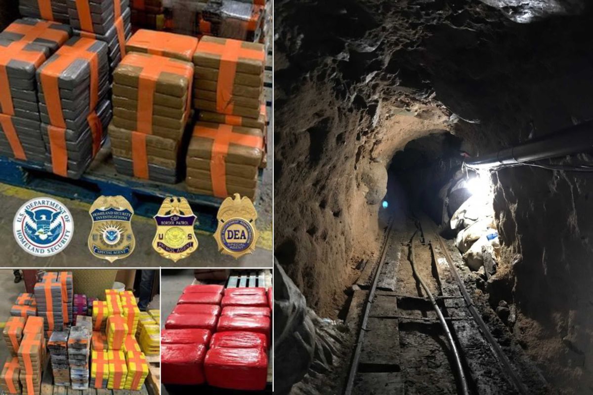 Imágenes: Hallan narcotúnel con miles de kilos de droga en la frontera ...