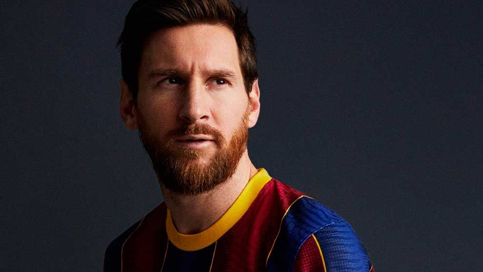 Lionel Messi presenta nuevo uniforme del Barcelona color rosa y azul ...