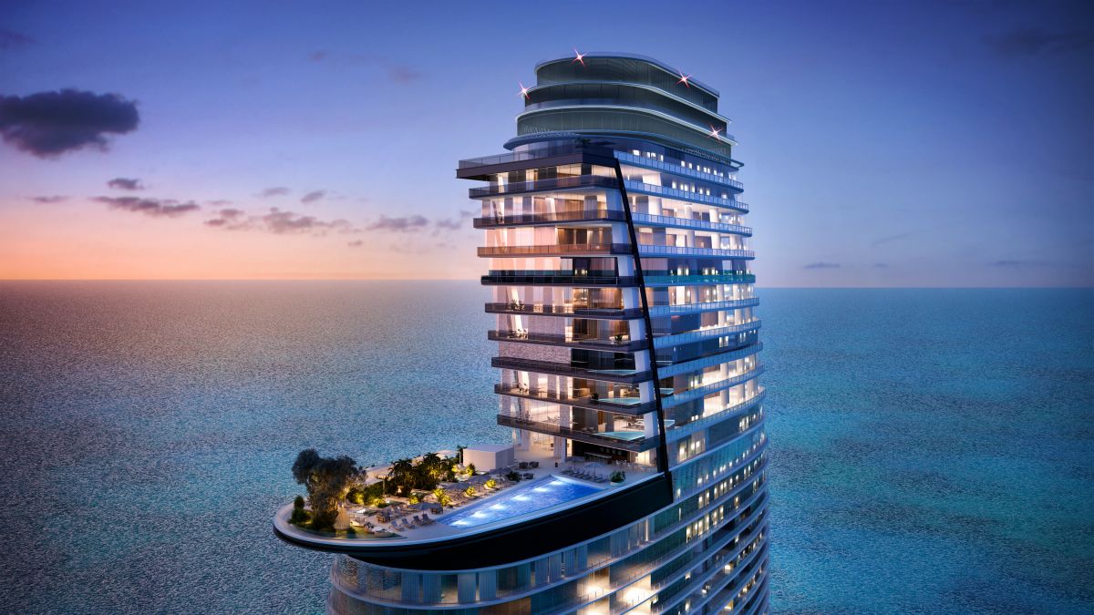La torre residencial de ‘ultra-lujo’ de Miami alcanza su altura máxima ...