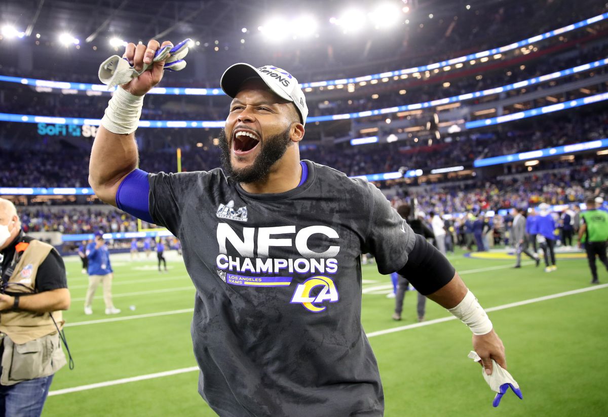 La extraordinaria jugada defensiva de Aaron Donald que significó la ...