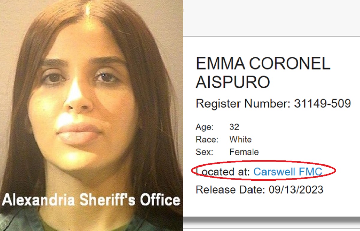 Por qué Emma Coronel no recibirá visitas en prisión federal en Texas ...