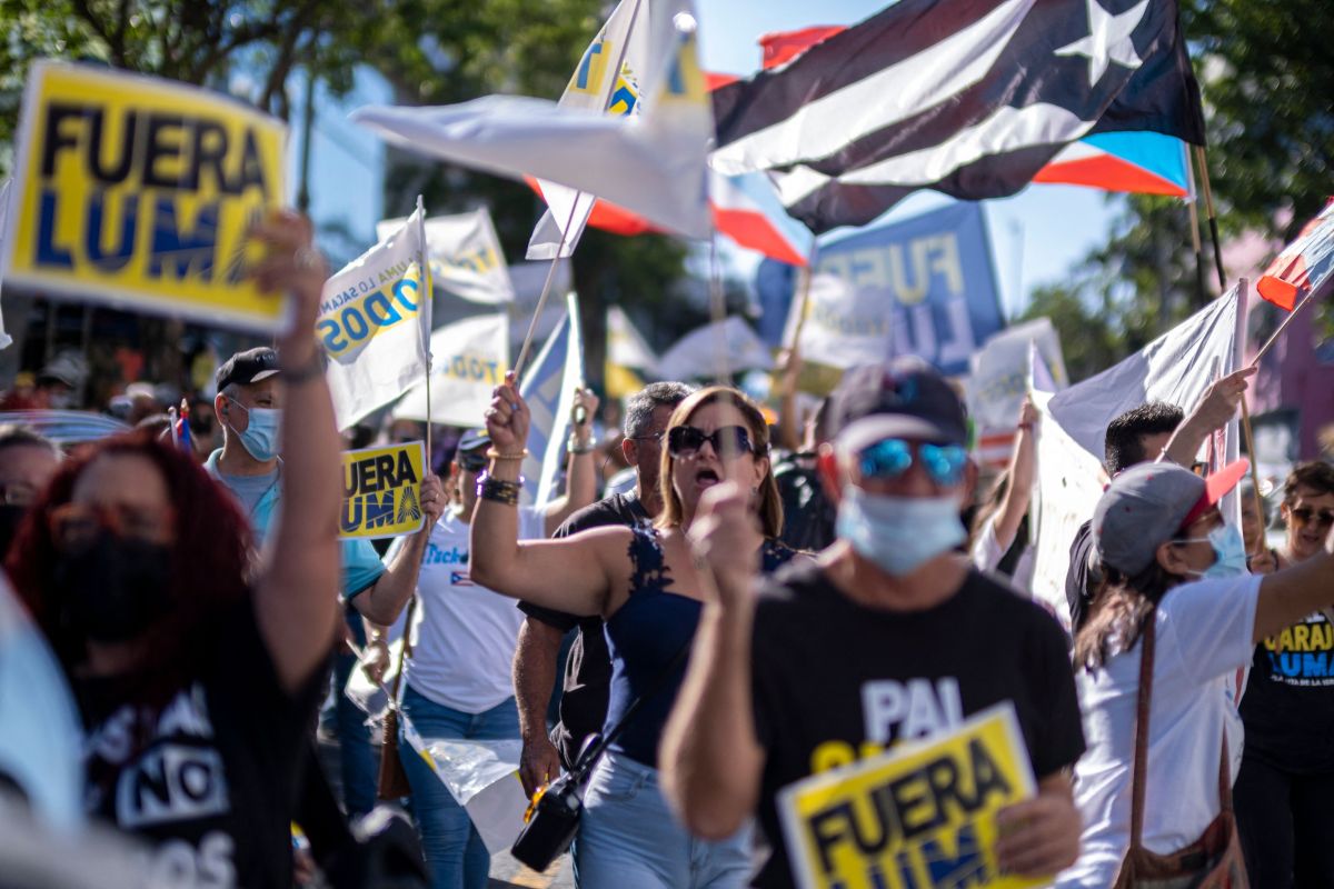 “Fuera Luma”, puertorriqueños protestan en las calles tras apagón ...