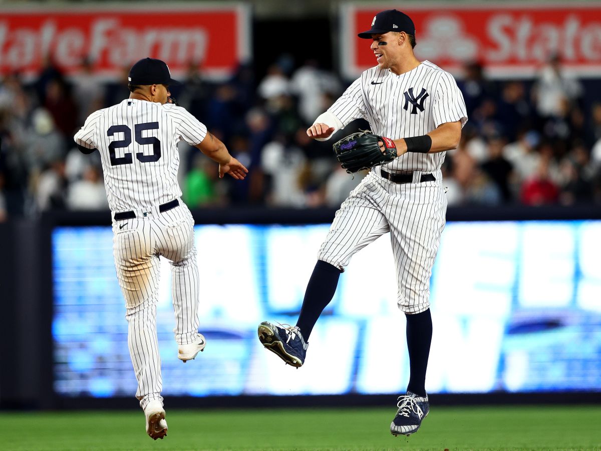 Tras ser el héroe y dejar en el terreno a Guardians, Gleyber Torres se fue a celebrar con Bad ...