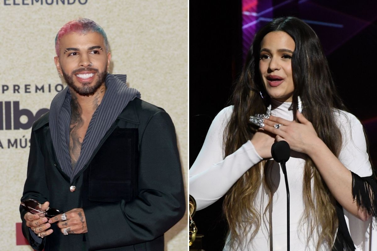 Rauw Alejandro se tatuó en el abdomen el nombre de su novia Rosalía ...