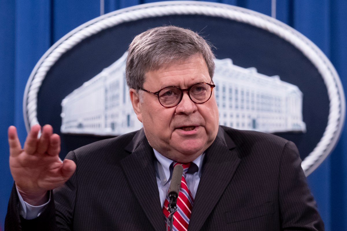 Bill Barr arremete contra Donald Trump afirmando que no hay razón para ...