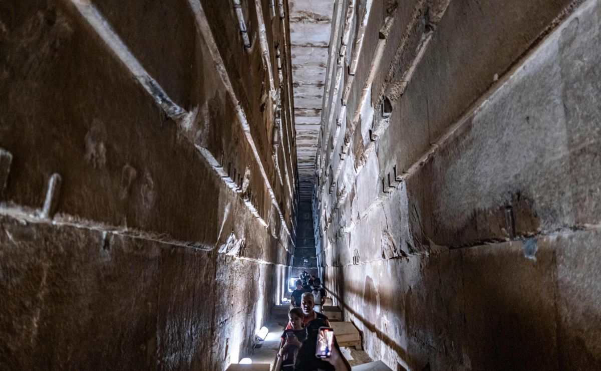 Puedes explorar el interior de la Gran Pirámide de Giza con este ...