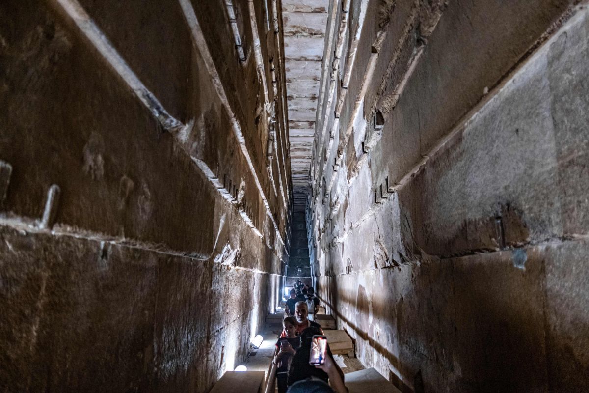 Puedes explorar el interior de la Gran Pirámide de Giza con este ...