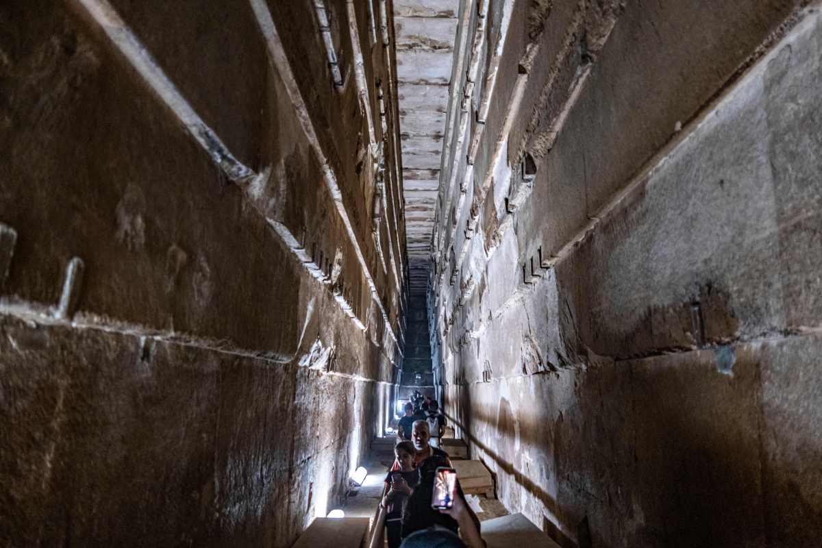 Puedes explorar el interior de la Gran Pirámide de Giza con este ...