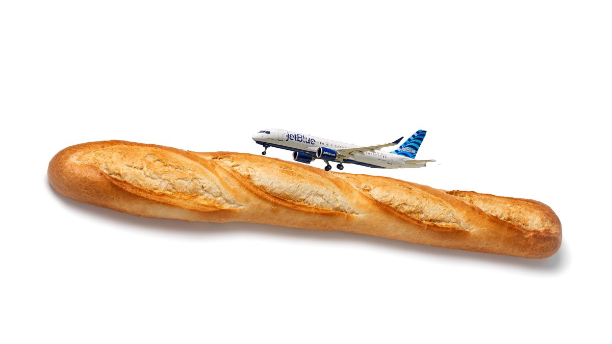 Con avión sobre "baguette", JetBlue anuncia nuevos vuelos directos ...