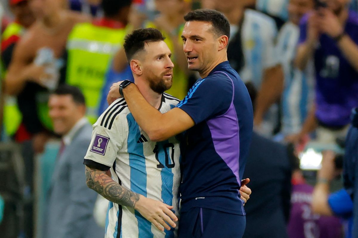 Scaloni fijó la meta para el último partido de Messi en un Mundial ...