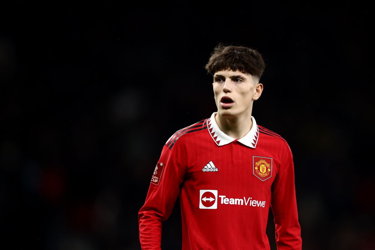 El atacante del Manchester United Alejandro Garnacho fue capturado ...