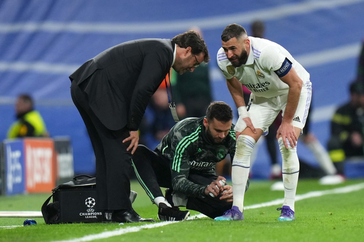 Descartada la lesión de Benzema: "Ha sido solo un golpe fuerte en la ...