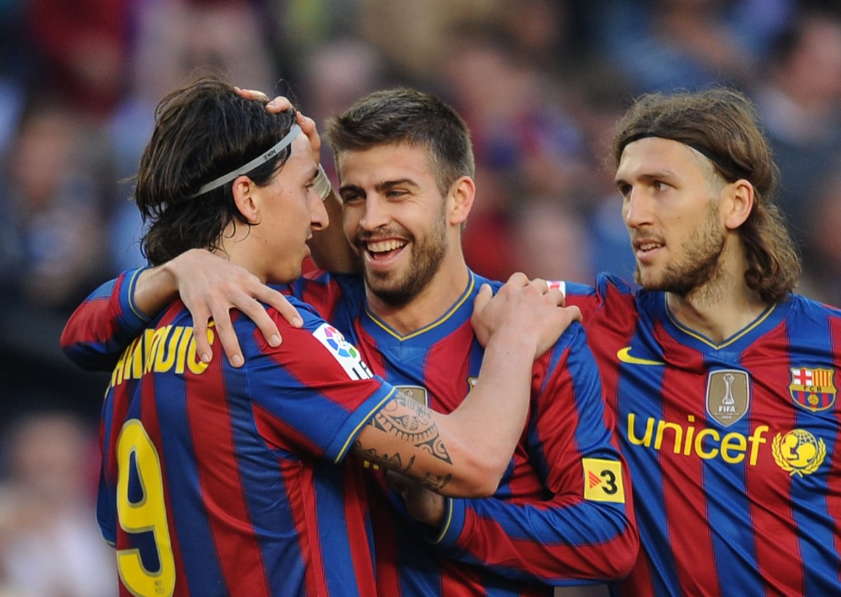 13 años después Gerard Piqué explica su polémica foto con Zlatan ...