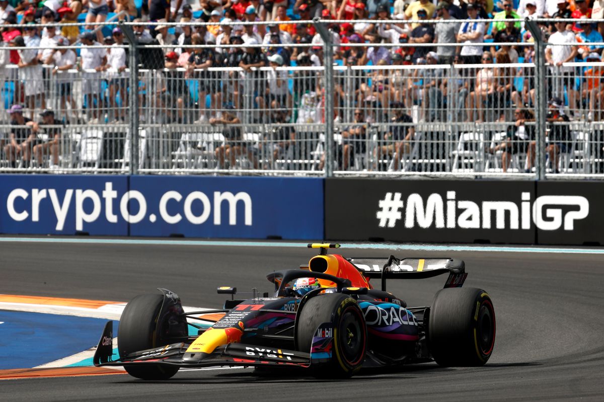 ‘Checo’ Pérez terminó segundo en el GP de Miami y Verstappen ganó para darle otro 1-2 a Red Bull ...