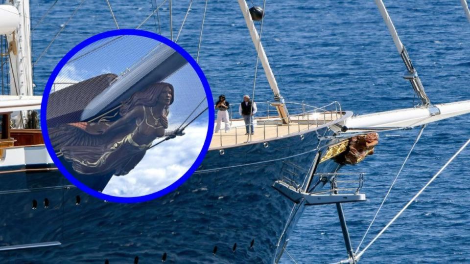 La nueva mansión flotante de Jeff Bezos tiene tallada la figura de su ...