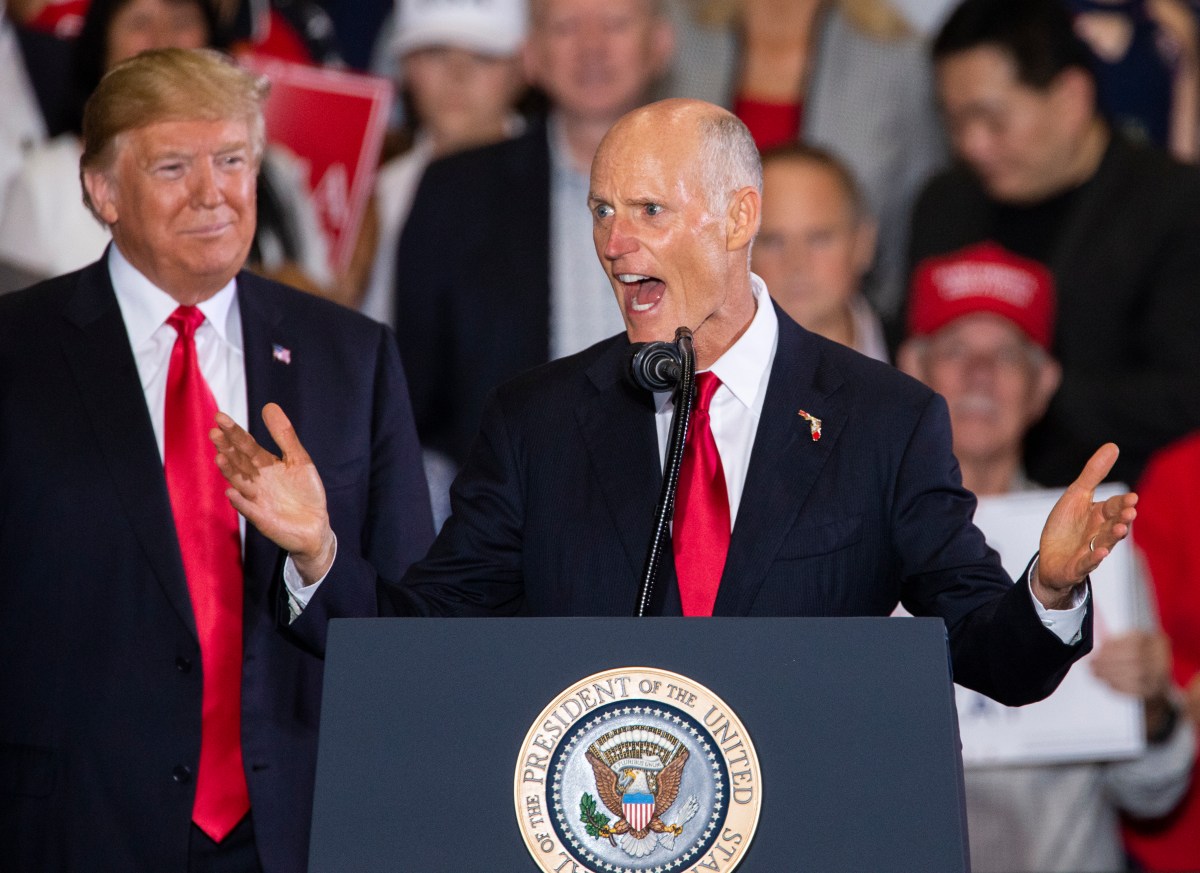 Rick Scott anunció su apoyo a Donald Trump en las primarias ...