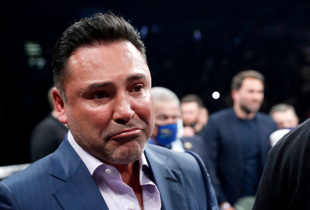 Sigue la polémica entre Óscar de la Hoya y Ryan García: El promotor ...