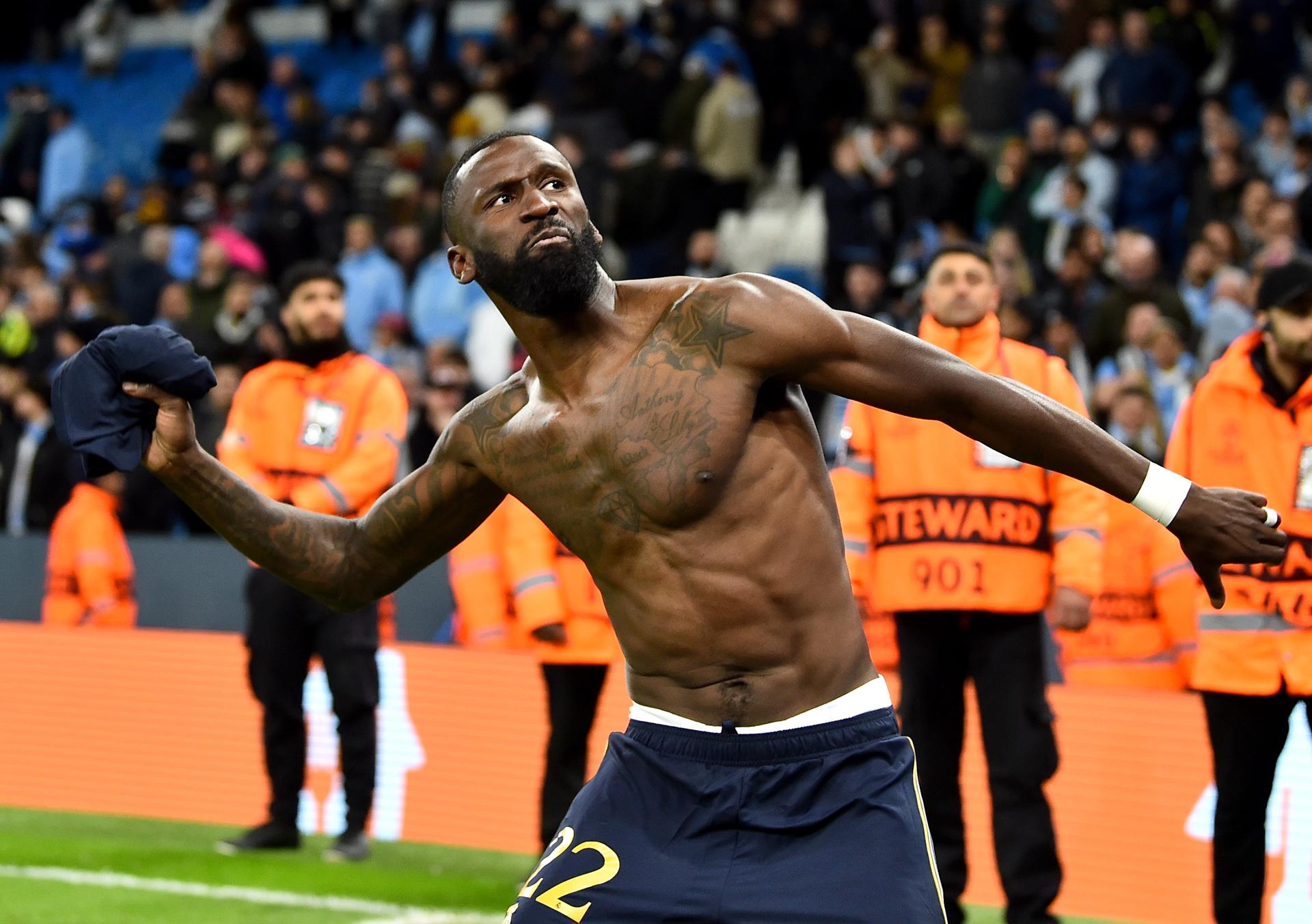 Curioso: Antonio Rüdiger hace impresionante sprint para festejar con ...