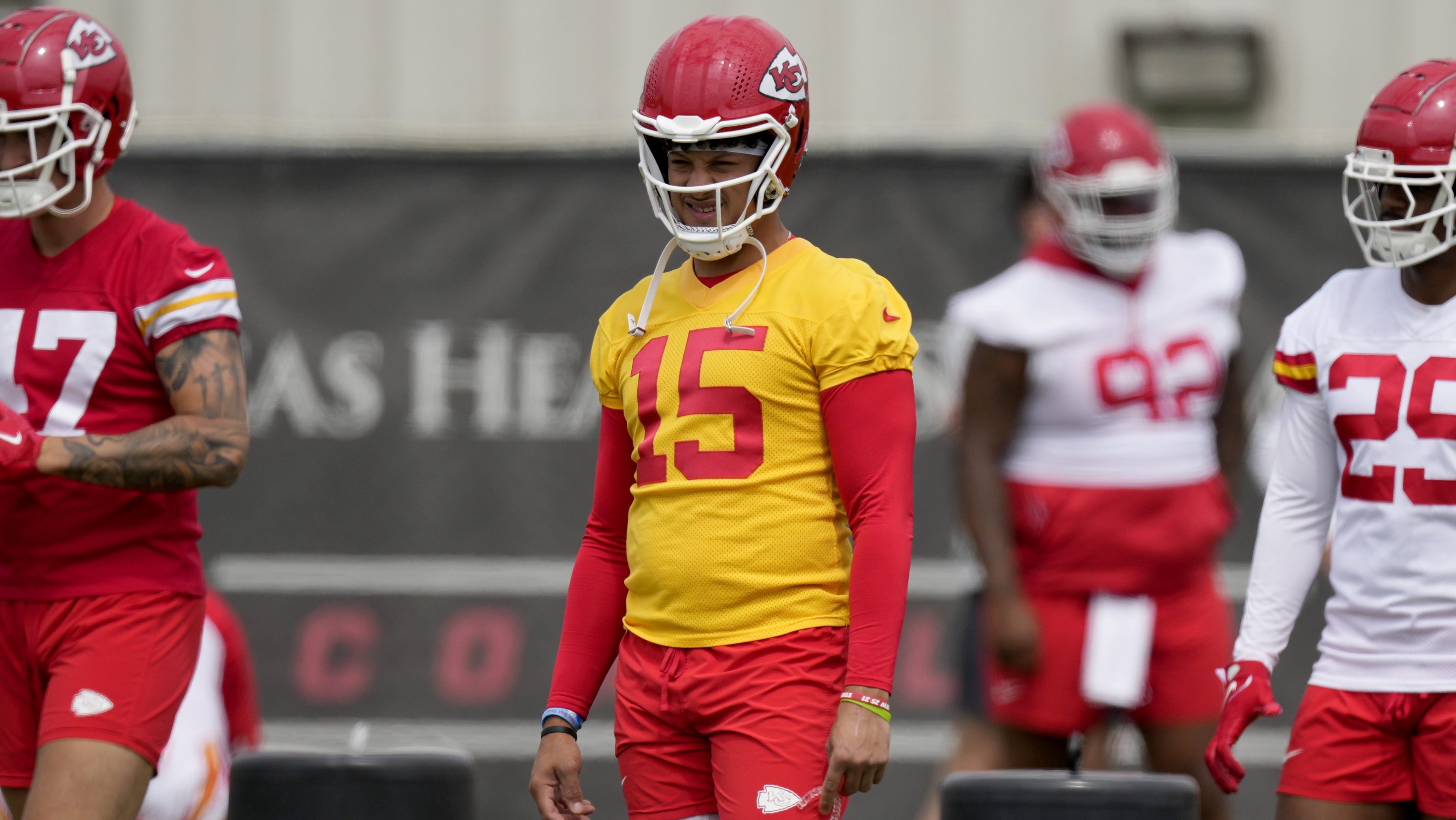 ¿Pasado de peso? Imágenes muestran el estado físico de Patrick Mahomes ...