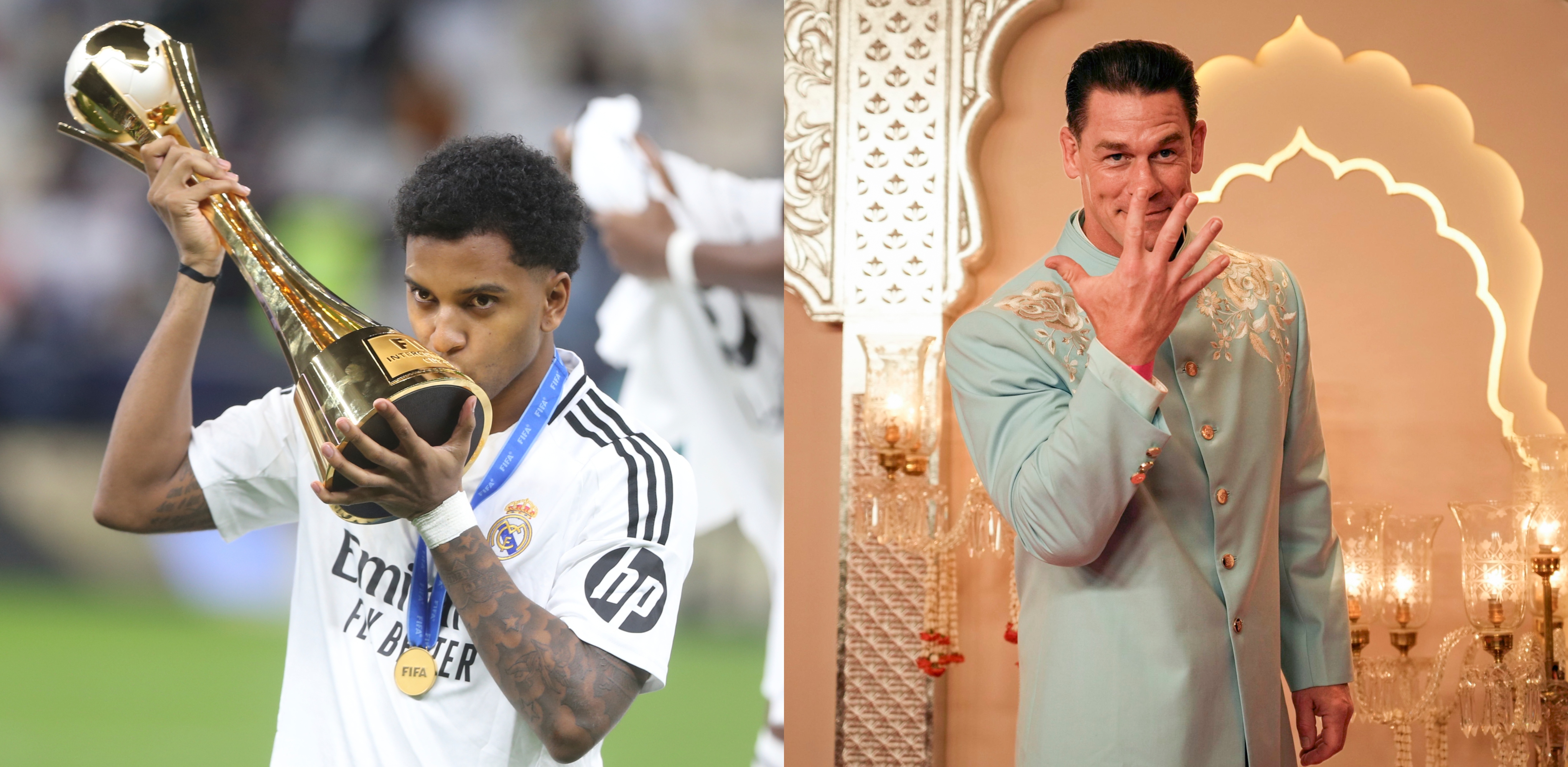 Estrella del Real Madrid, Rodrygo, explicó por qué celebra goles como John Cena en la WWE - El ...