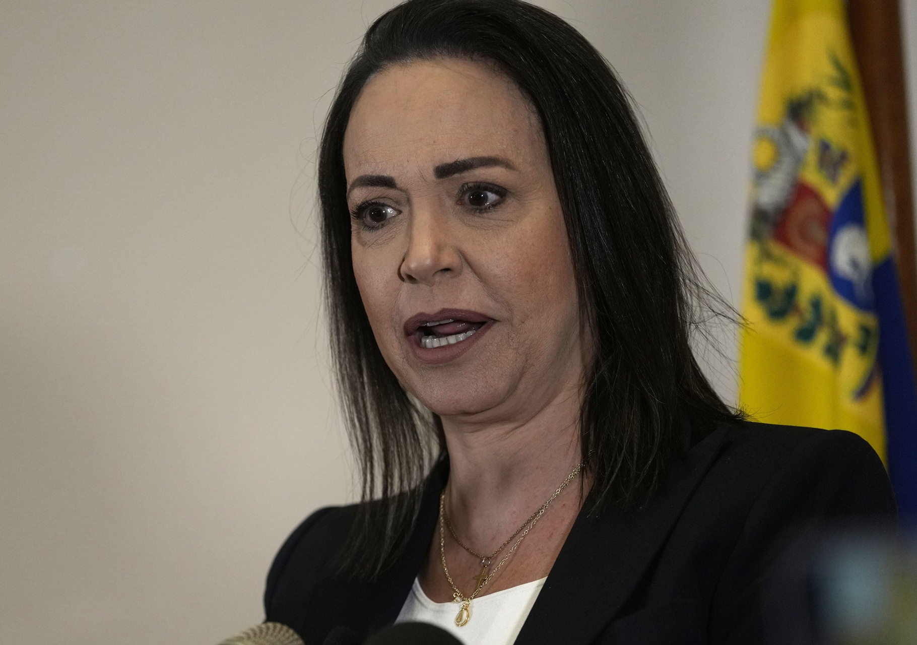 María Corina Machado pide apoyo internacional para sacar a Maduro del ...
