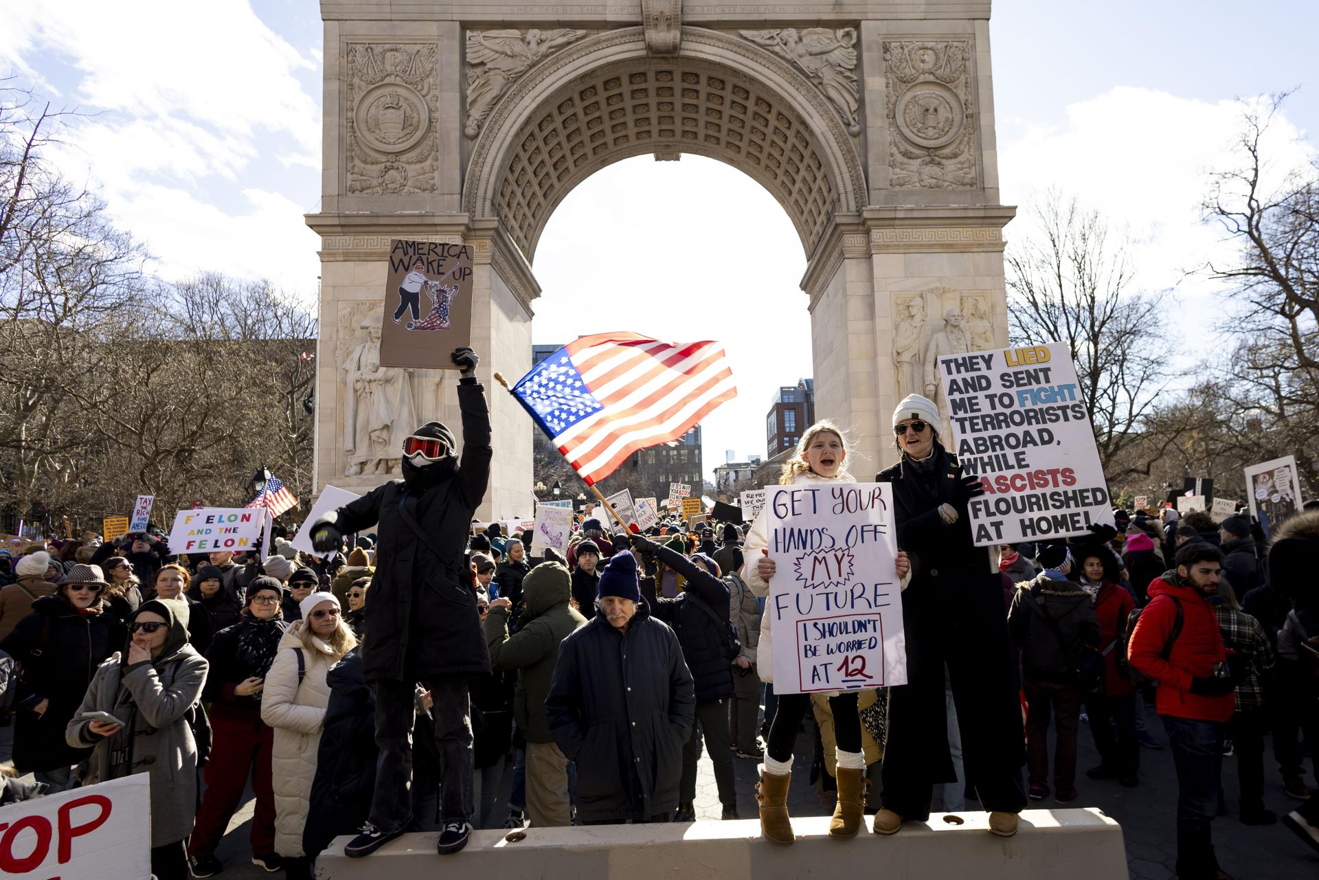 Así fueron las protestas en EE.UU. contra las políticas de Donald Trump ...