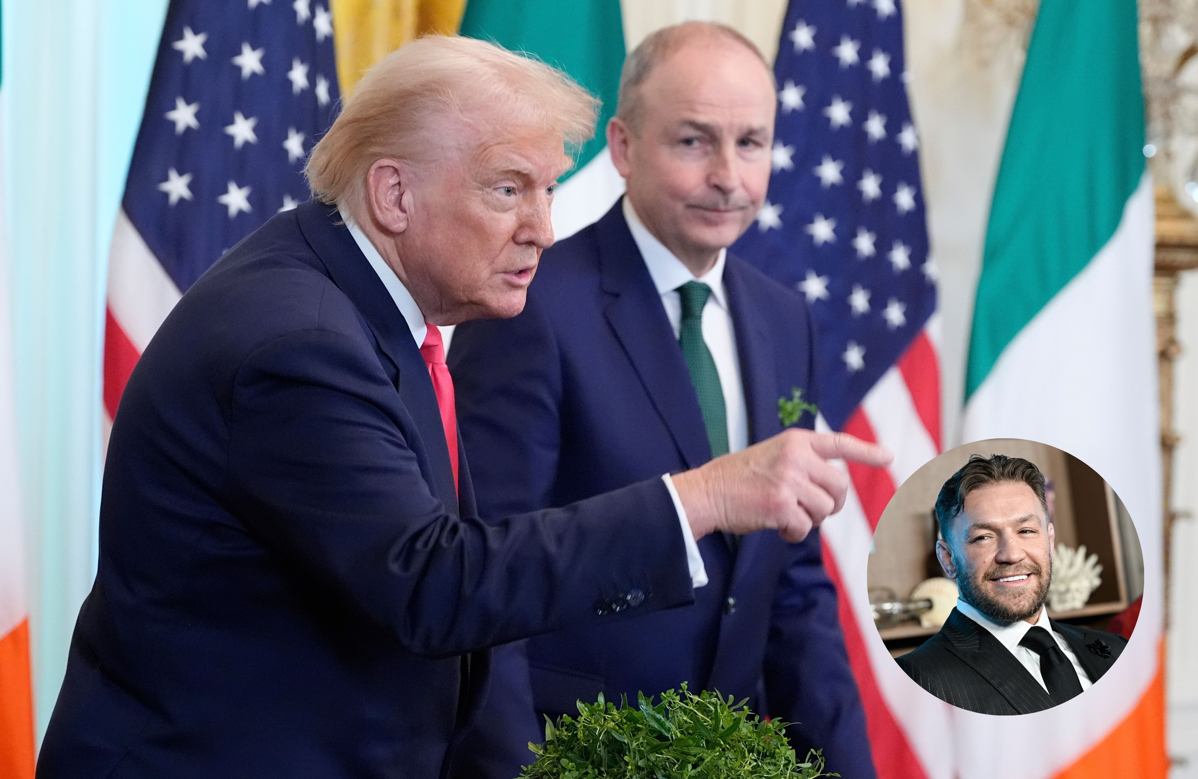 Donald Trump se deshace en elogios hacia Conor McGregor y lo califica ...