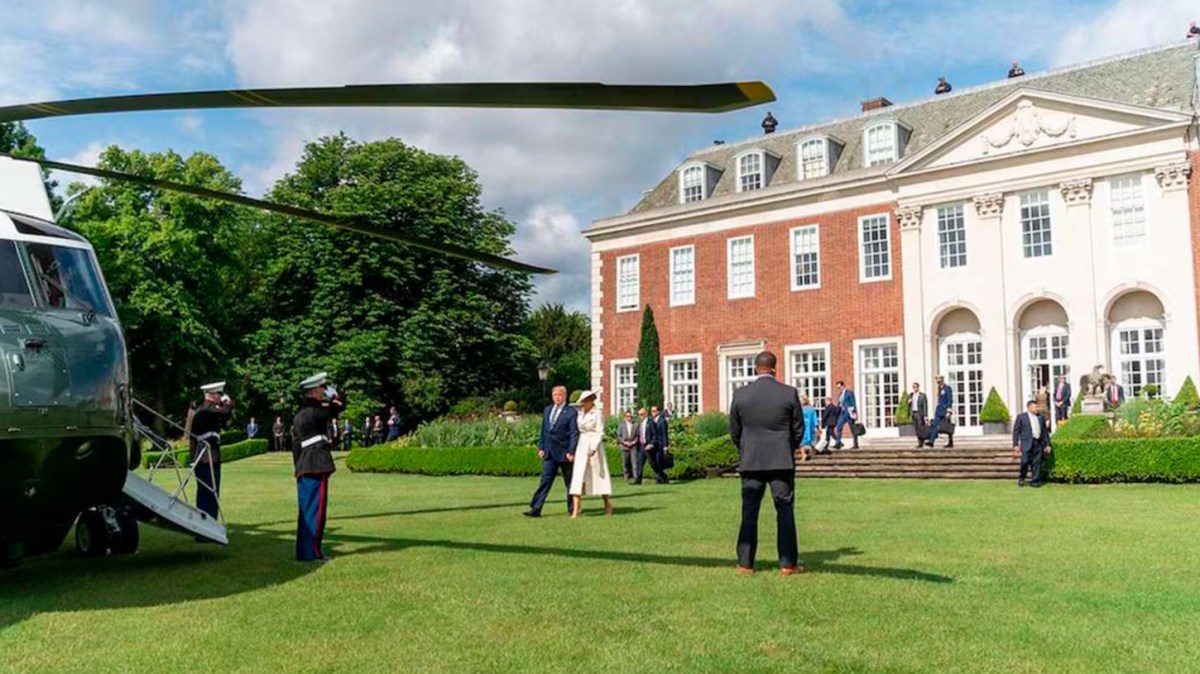 Winfield House: la imponente mansión oficial que alojó a Trump en su ...
