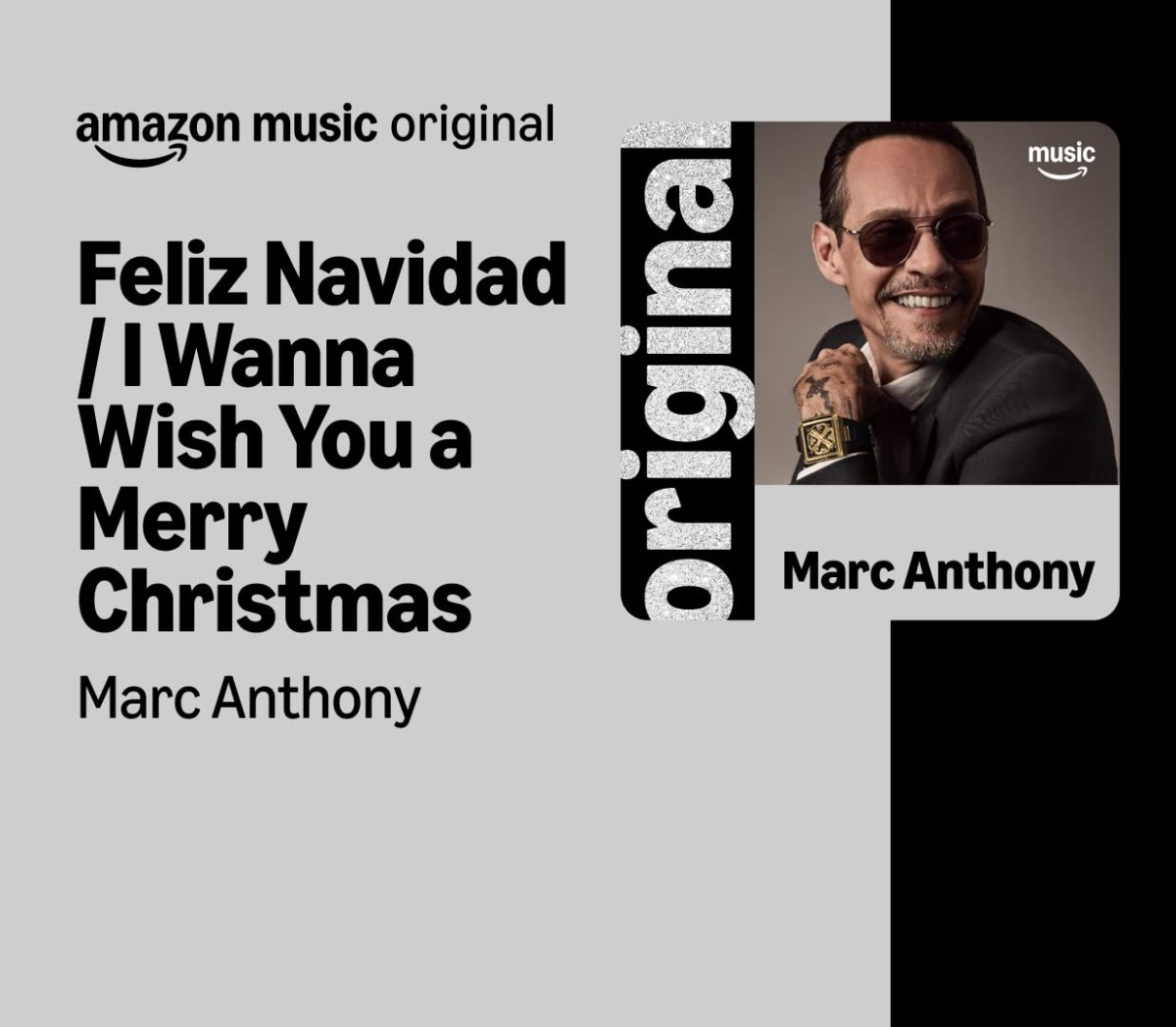 Marc Anthony lanza versión salsa de "Feliz Navidad / I Wanna Wish You a Merry Christmas" en ...