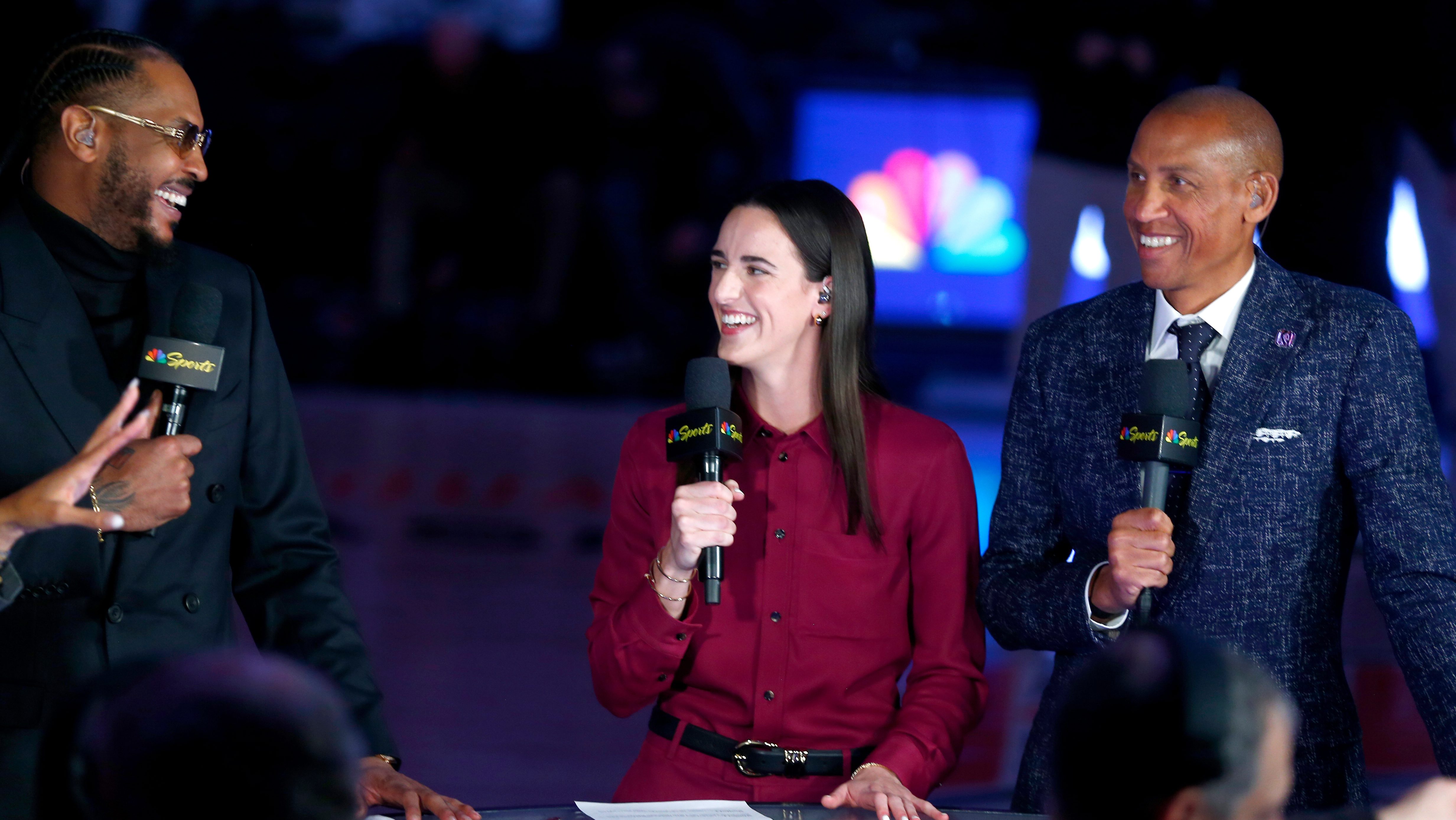 Caitlin Clark se estrena en la TV de la NBA durante Knicks vs Lakers ...