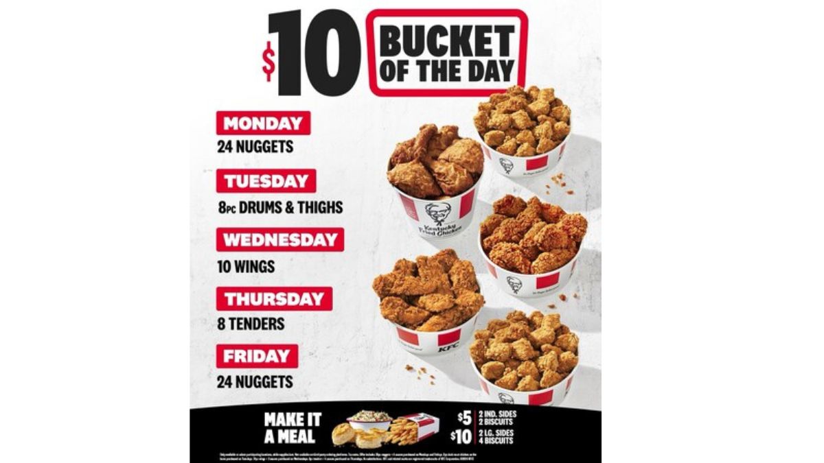 ¿Cena por $10? KFC extiende su oferta más famosa a toda la semana y ...